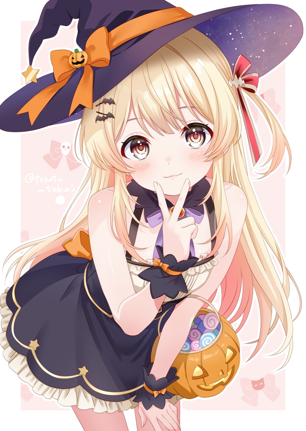toketa-sekai hololive hololive dev is otonose kanade dress halloween witch | #1246935 | yande.re